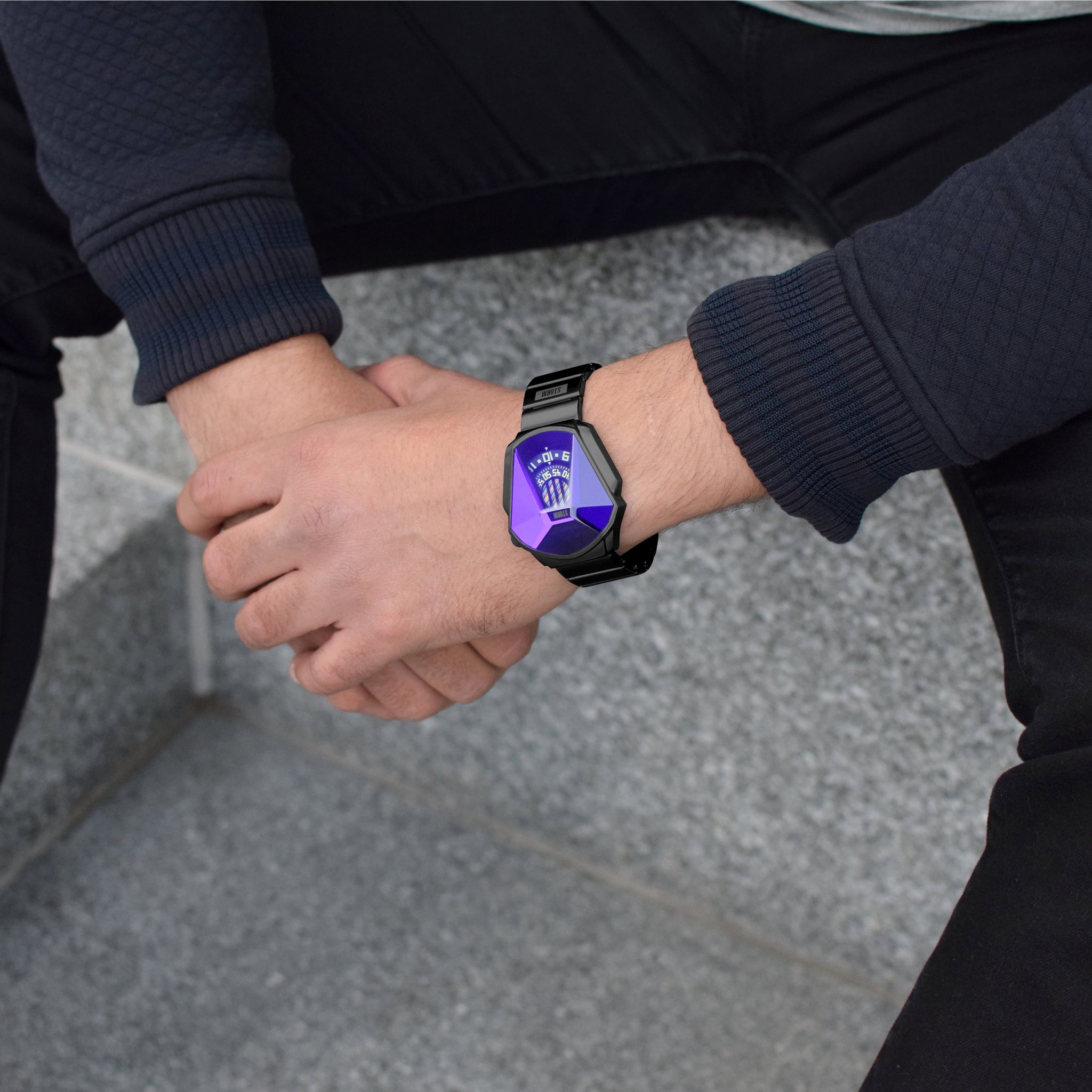 Men's STORM Darth Lazer Blue Watch (47001/B) - StormWatches.com – STORM ...