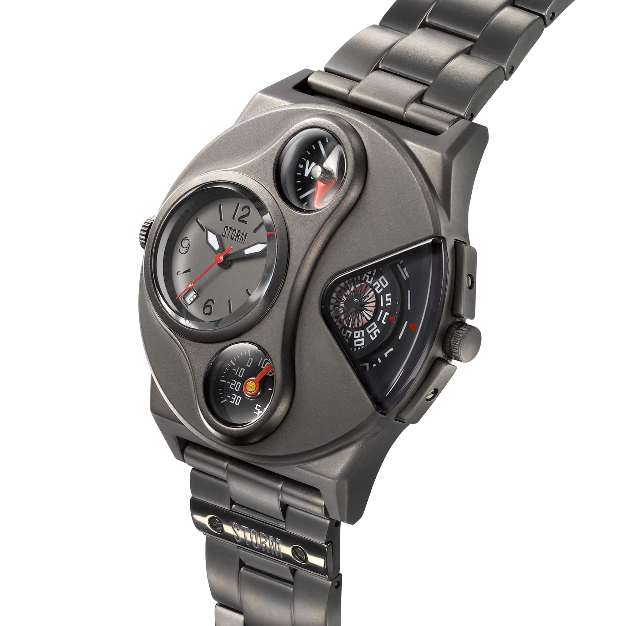 Men's STORM V2 Navigator IP Matt Grey Watch (47246/IP/GY ...